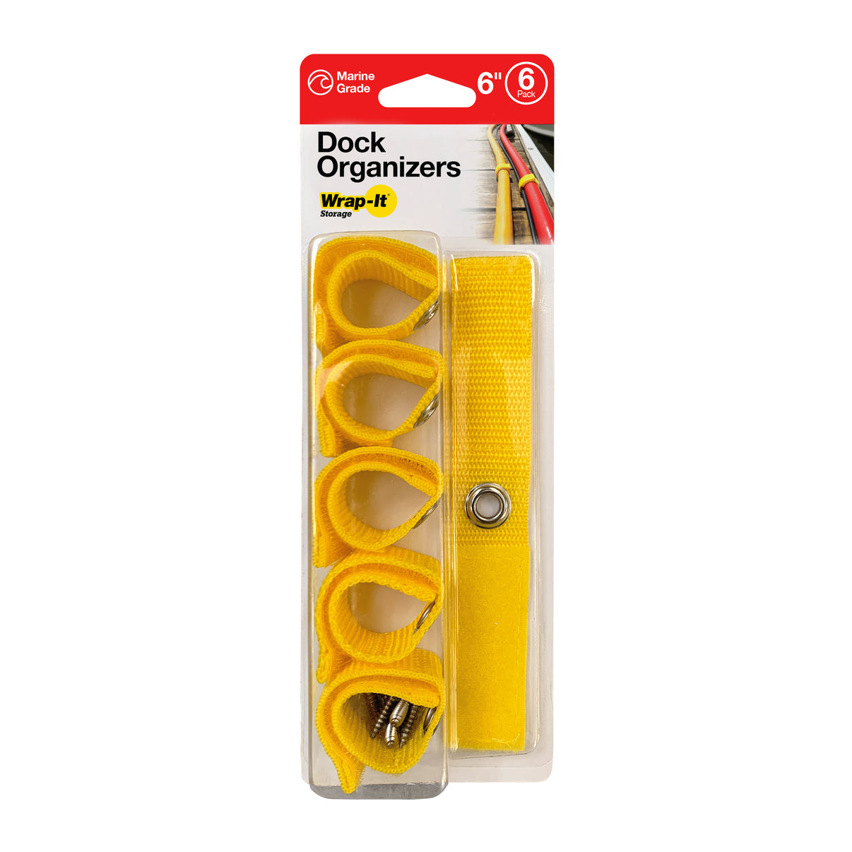 Dock Cord Organizers - 6" (6-Pack) – Wrap-It Storage