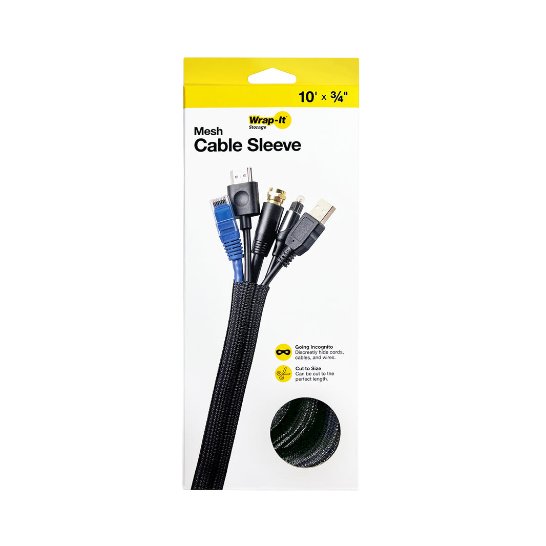 Cable Sleeves for Cable Management by Wrap-It Storage