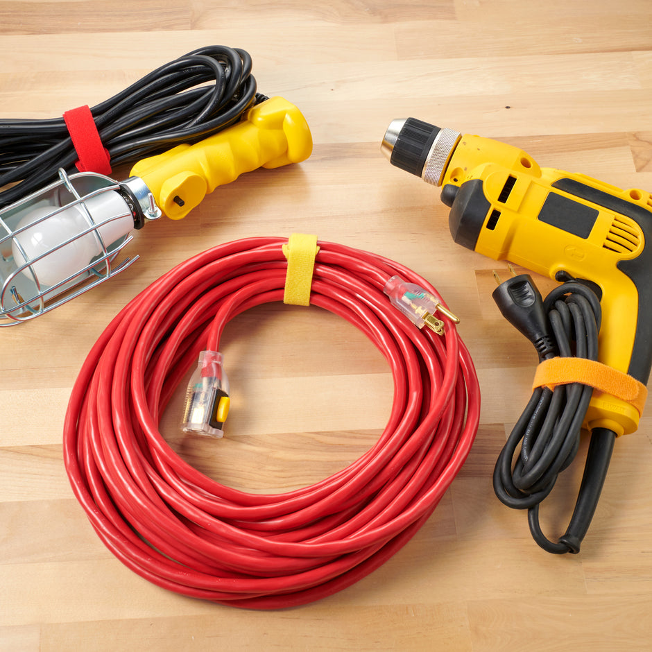 Self-Gripping Hook and Loop Cable Ties and Wraps | Wrap-It Storage