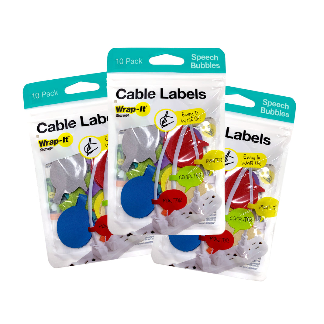 Wire Labels | Cord & Cable Label Tags | Wrap-It Storage