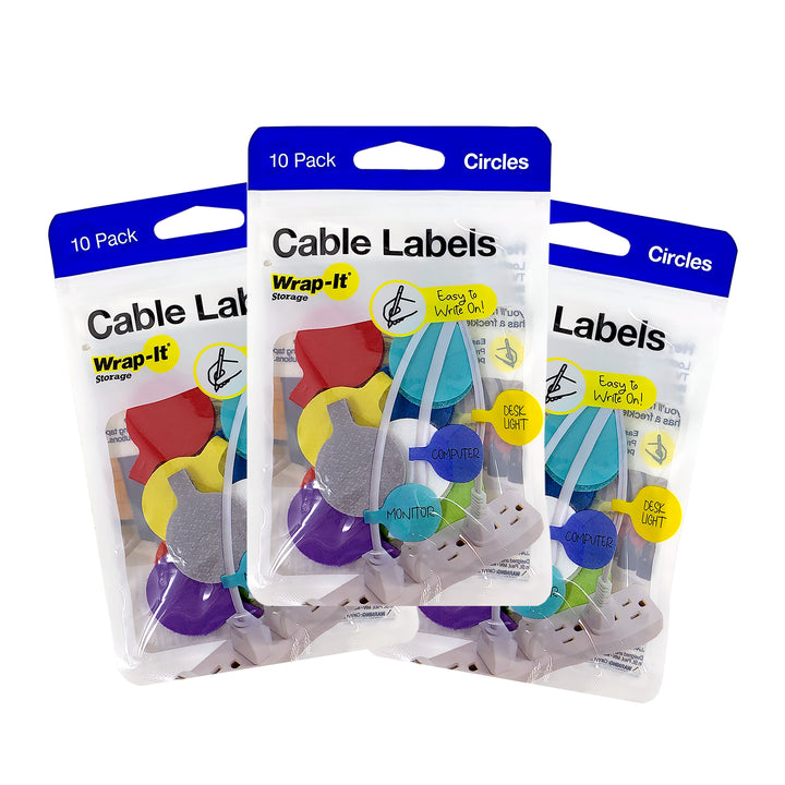 Wire Labels | Cord & Cable Label Tags | Wrap-It Storage