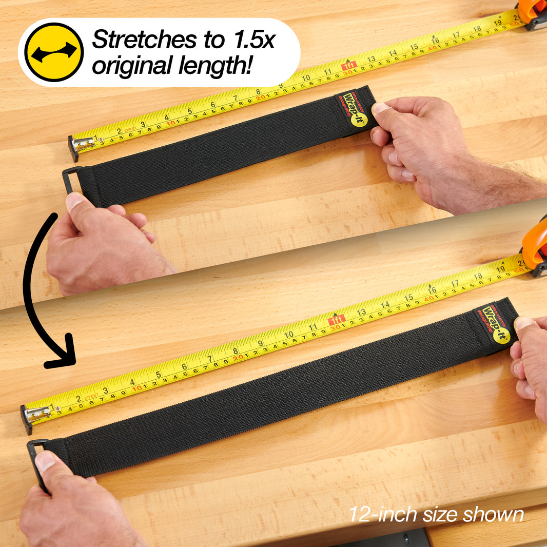 Heavy-Duty Wrap-It Storage Straps - Multi-Packs