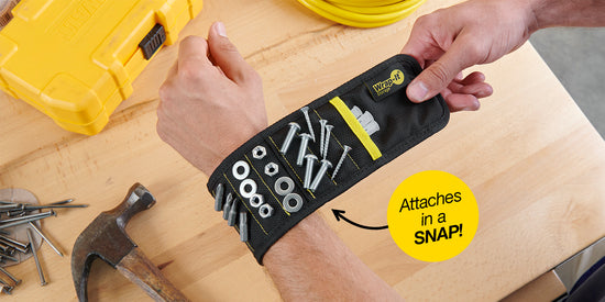 MagSnap - Magnetic Slap Wristband – Wrap-It Storage