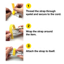 Wrap-It Storage Self-Gripping Cable Ties - 20 Pack (5" and 8")